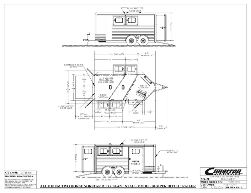 Cimarron Horse Trailers for Sale | Transwest