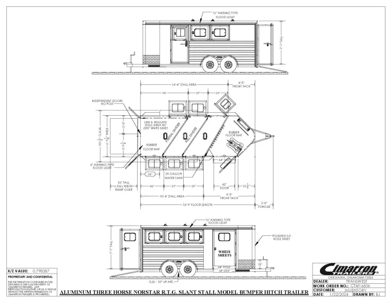 Stock/comb Horse & Livestock Trailers for Sale | Transwest