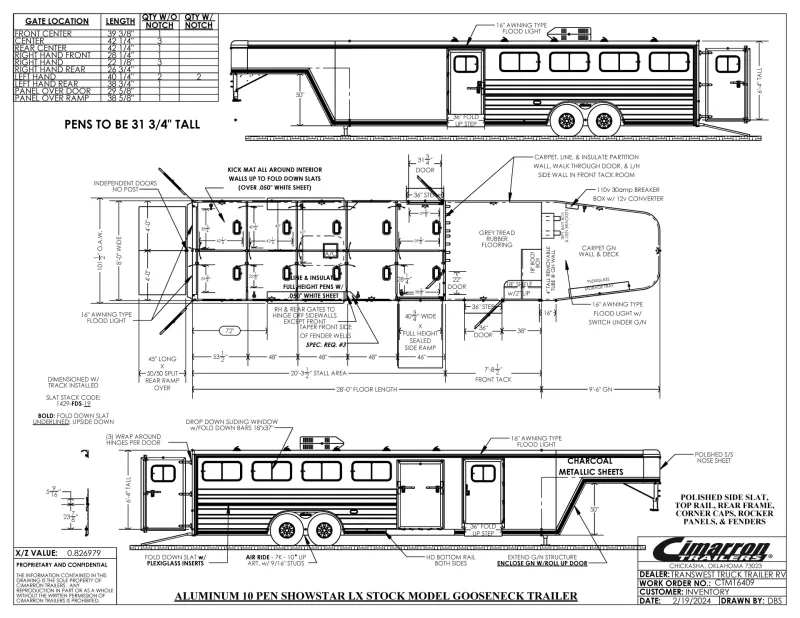 Cimarron Livestock Trailers for Sale | Transwest